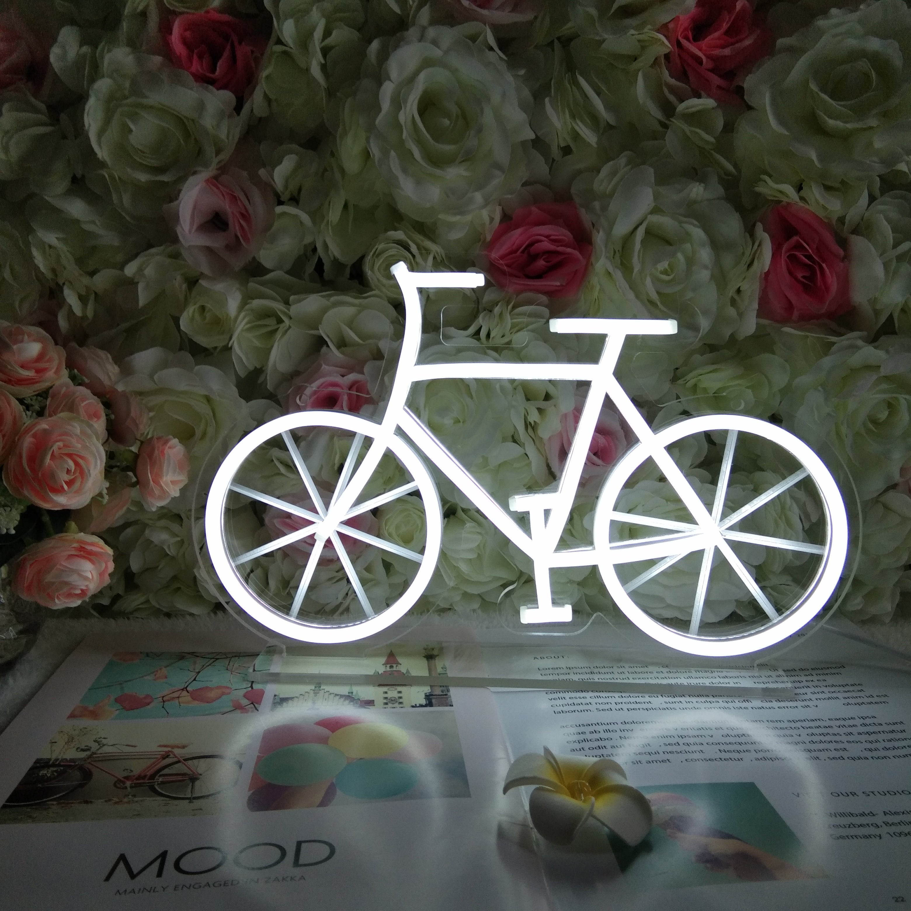 Bike Desk LED Neon Sign - HAPPYNEON