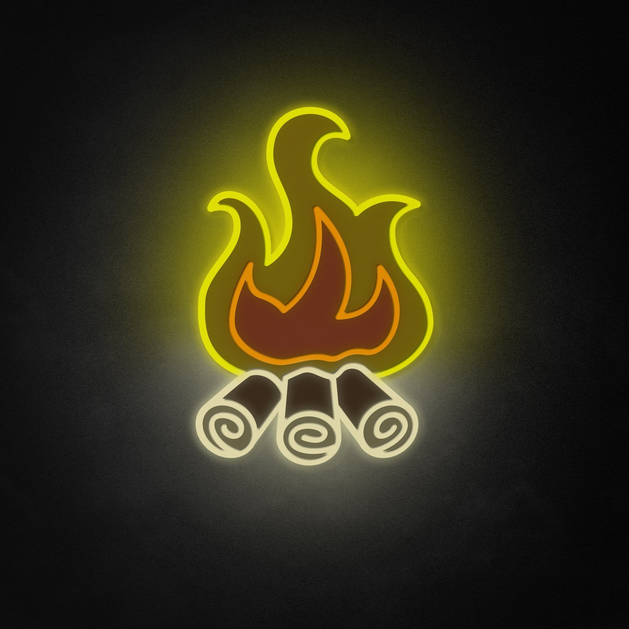 Campfire Neon Like Sign, Campfire Neon Sign, Campfire LED Light – HAPPYNEON
