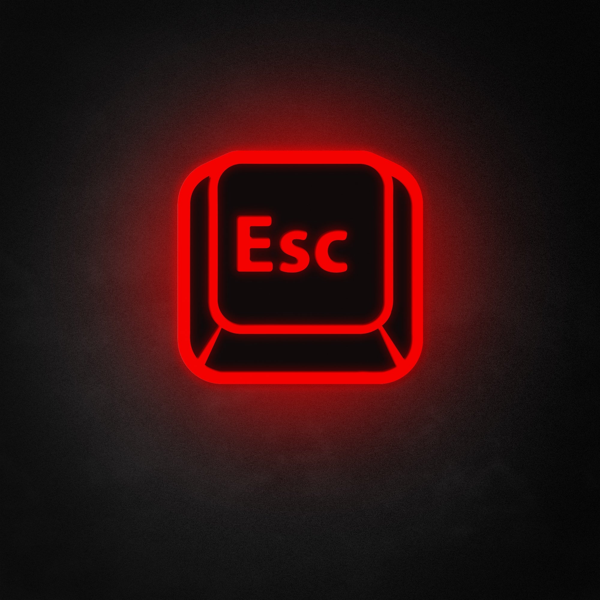 Escape Key Neon Like Sign, Escape Key Neon Sign, Escape Key LED Light ...