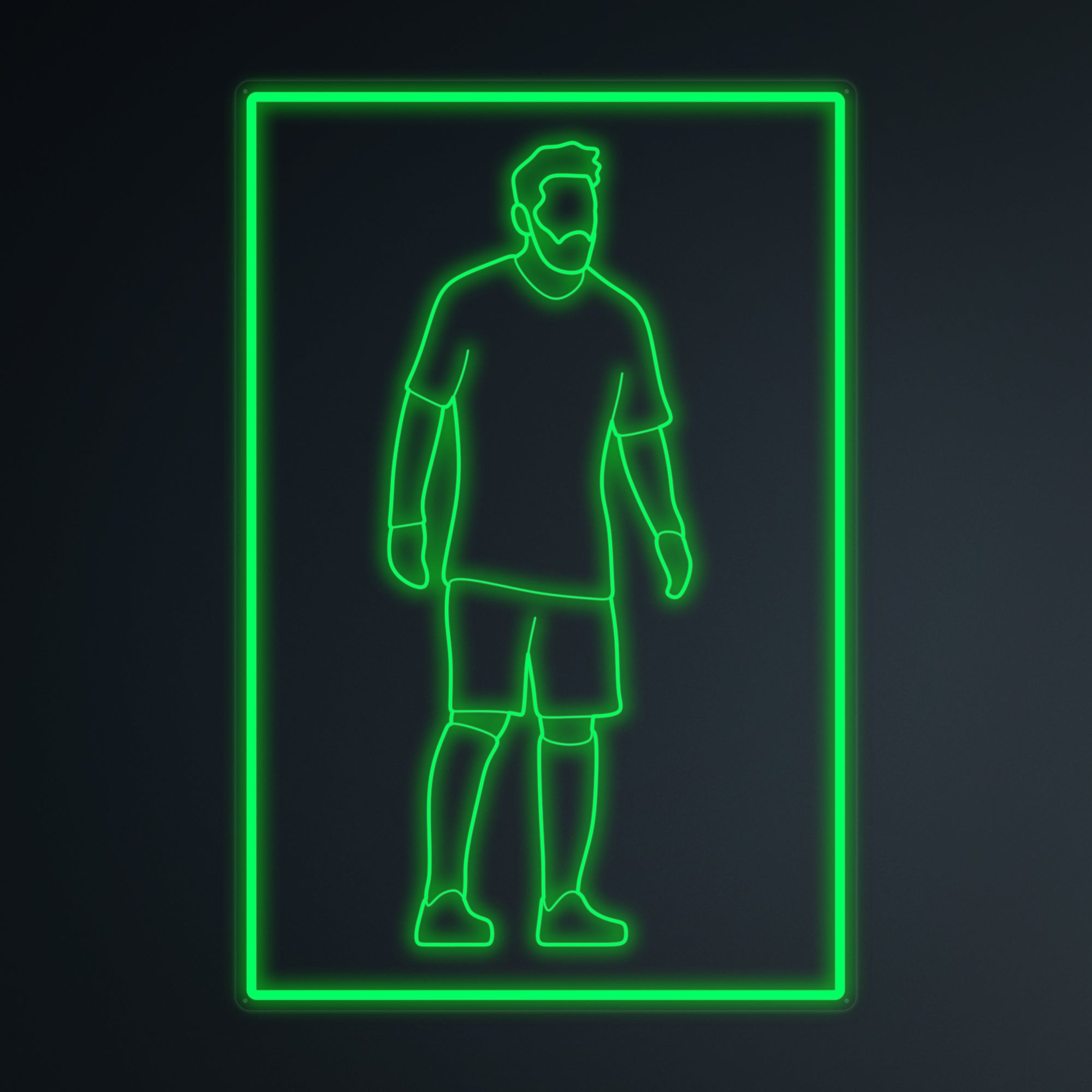 Sports Football Soccer Player 10 Mini Neon Sign - HAPPYNEON