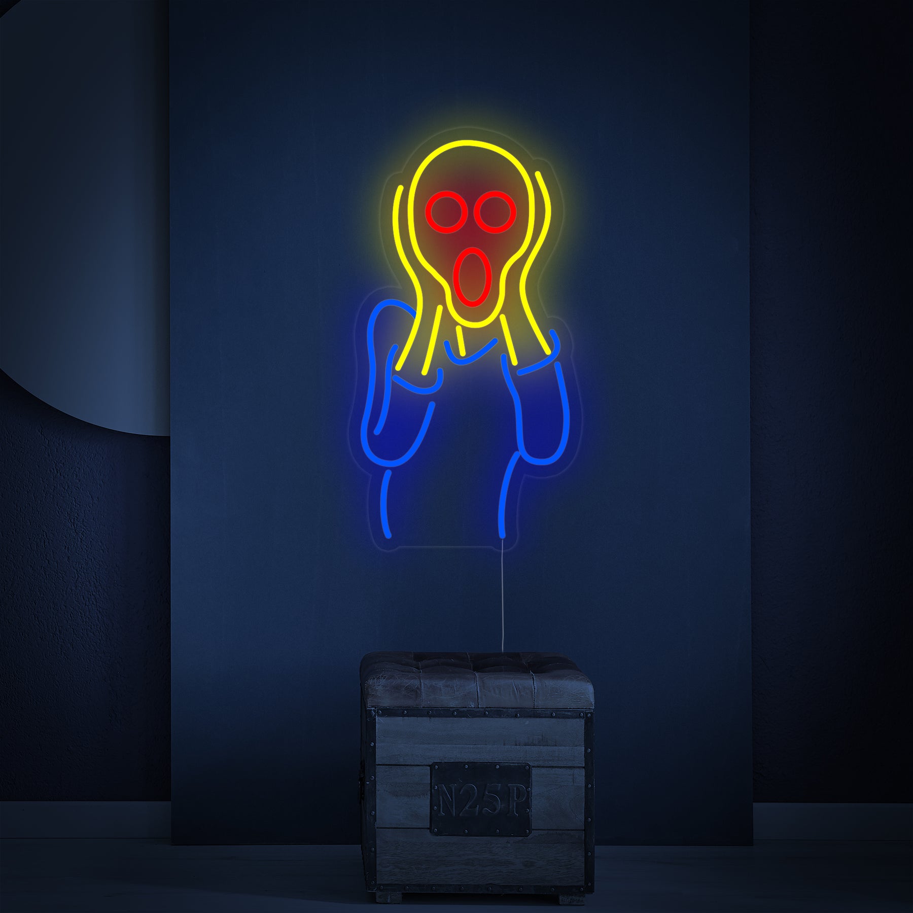 The Scream Edvard Munch Neon Sign - HAPPYNEON